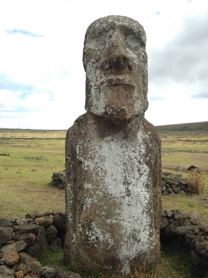Moai stock image. Image of located, statues, monolithic - 124944631