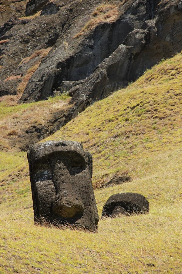 Moai stock photo. Image of raruku, outdoor, sightseeing - 42938512