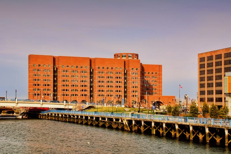 Moakley Courthouse Side View Stock Photo - Image of england, recreation ...
