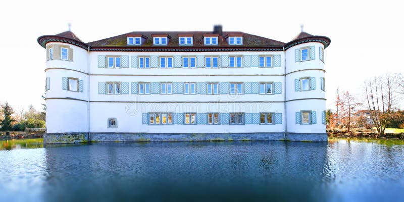 Bad Rappenau moated castle editorial image. Image of badenwafrac14 ...