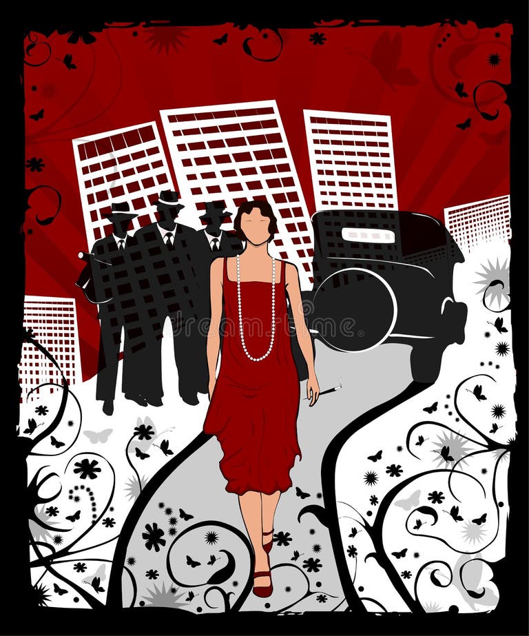 Mobster Girl Stock Illustrations – 75 Mobster Girl Stock Illustrations ...
