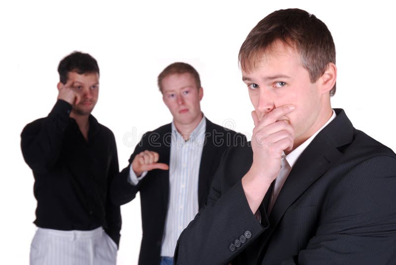 Accusation of Guilty Person Man. Man Looking Down Fingers Pointing at ...