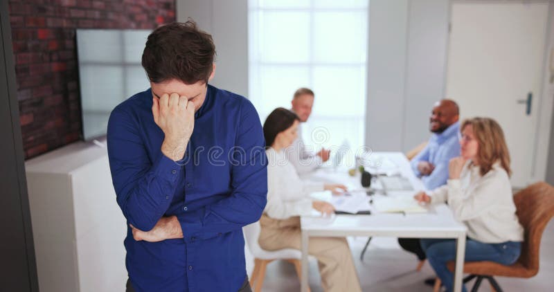 Bullying Business Person at Workplace Stock Image - Image of blaming ...