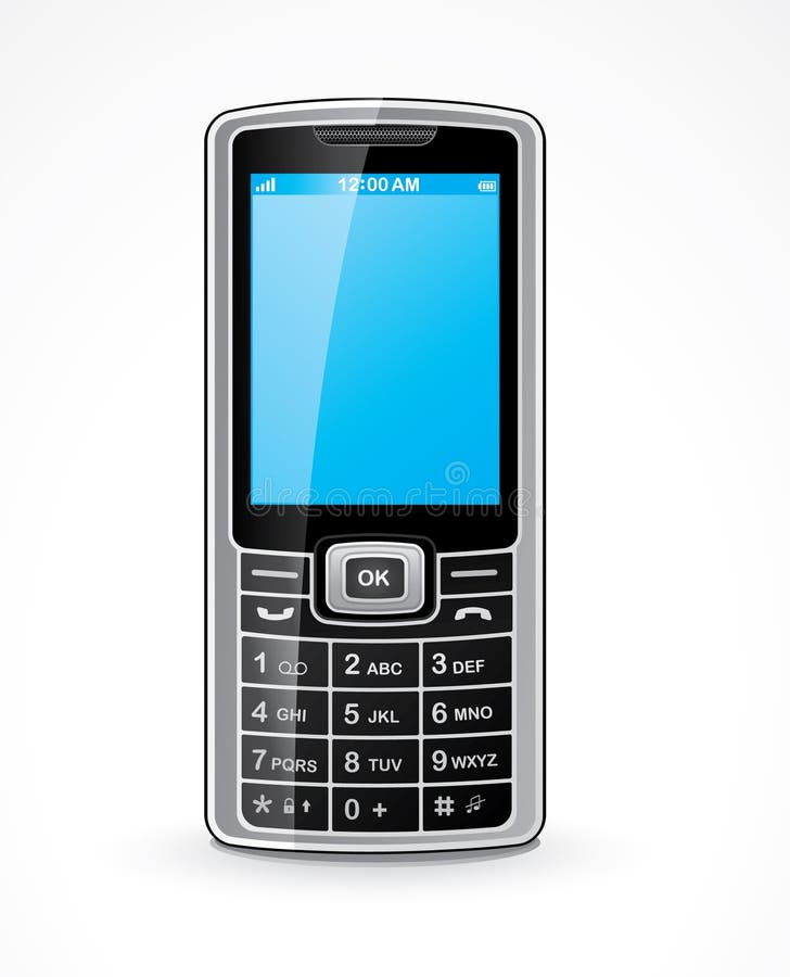 De Mobiele Cellulaire Vector Van De Telefoon Cellphone Vector ...