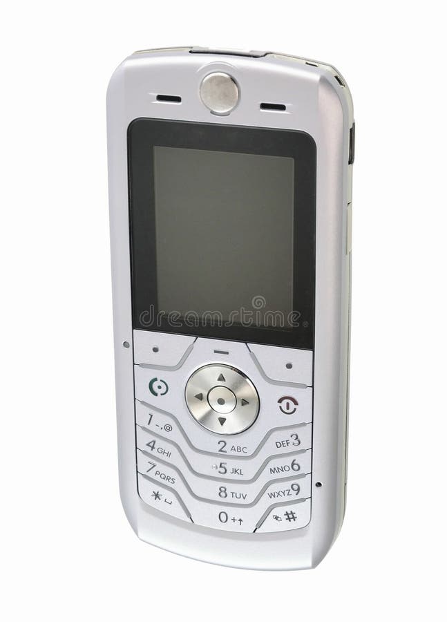 Mobiele telefoon stock afbeelding. Image of elektronisch - 803585