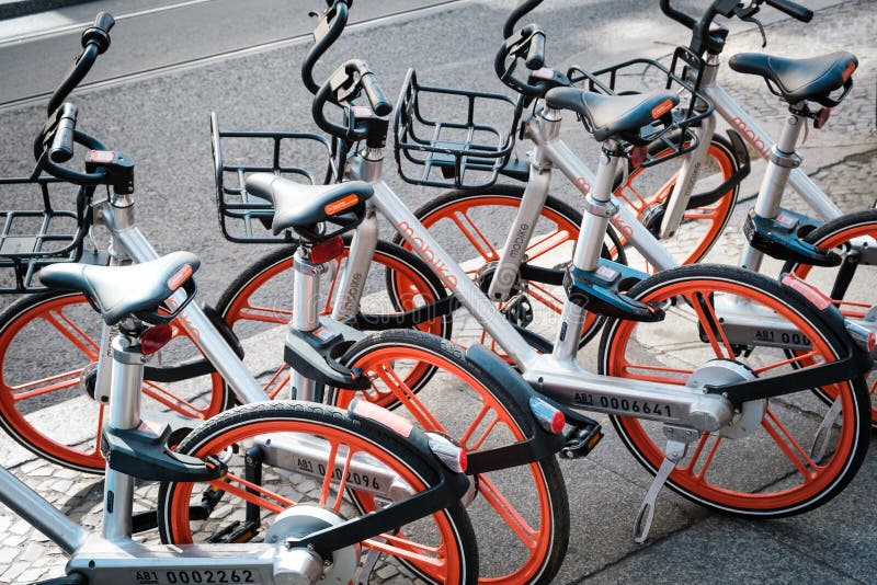 Rent-a-bicycle service. editorial photo. Image of coco - 244264831