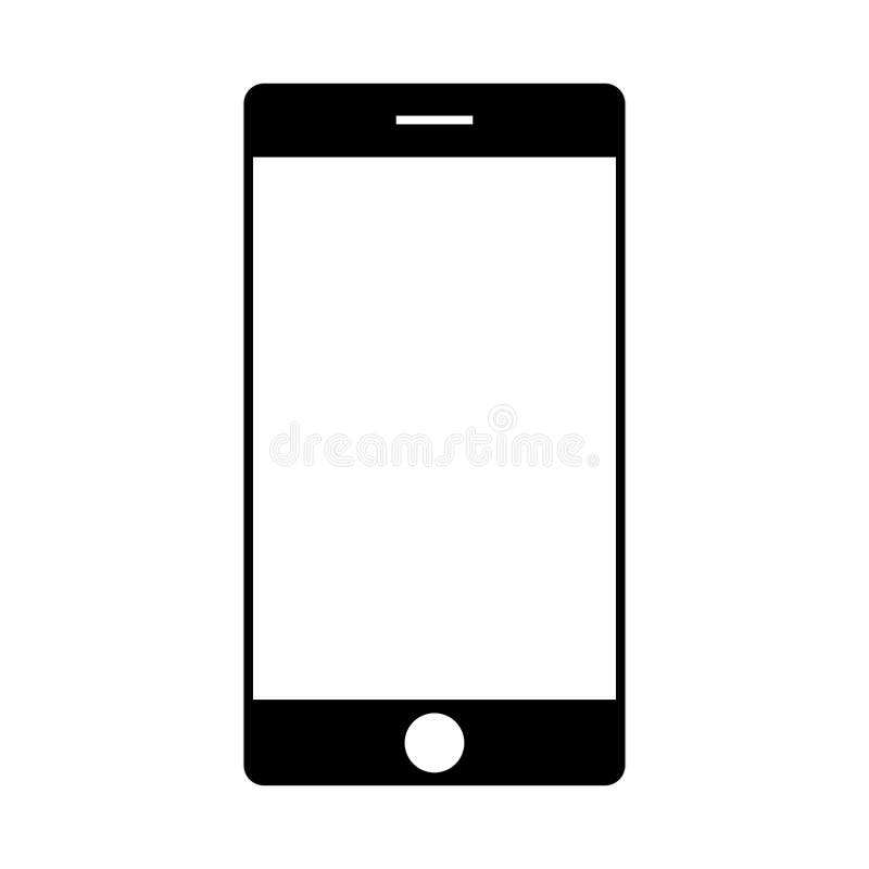 Mobil phone icon stock illustration. Illustration of icon - 260883325
