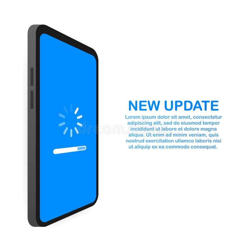 System Software Update, Data Update or Synchronize with Progress Bar on ...
