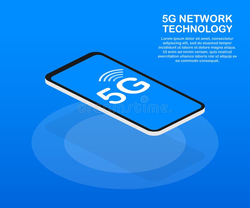 5G Network Wireless Systems and Internet. Communication Network. Vector ...