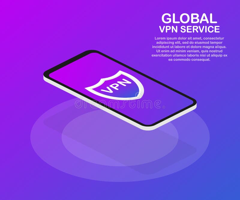VPN Connectivity. Secure Virtual Private Network Connection Concept ...