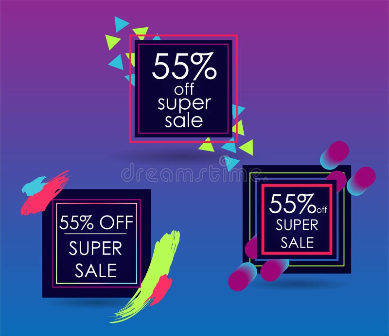 Frame Best Design Style, Headlines of Different Colors Written in ...