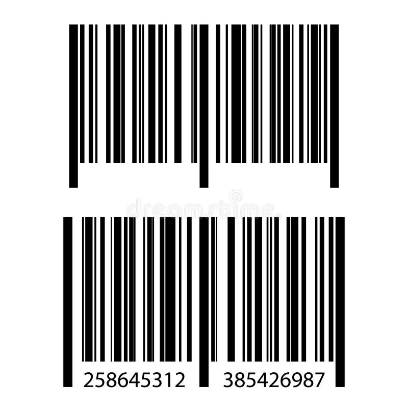 Realistic barcode set icon stock vector. Illustration of product ... Realistic barcode set icon stock vector. Illustration of product ...