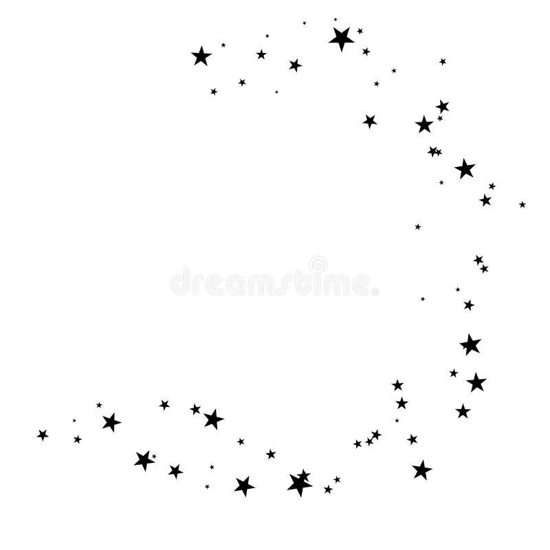 Stardust trail, comet stock vector. Illustration of effect - 141695974