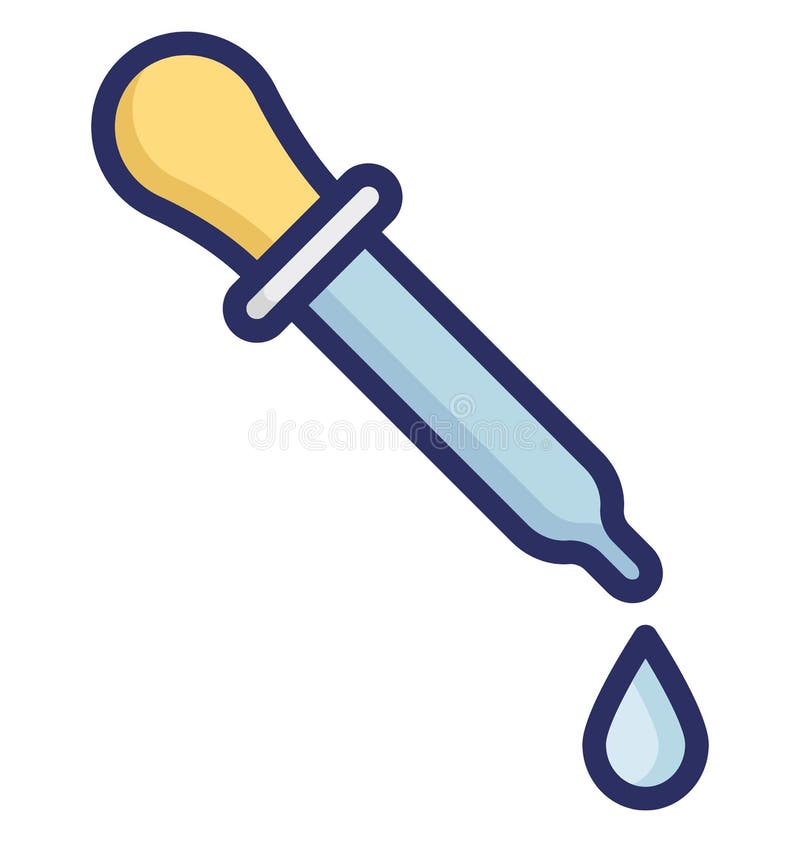 Chemical Dropper Icon stock vector. Illustration of vector - 111218659