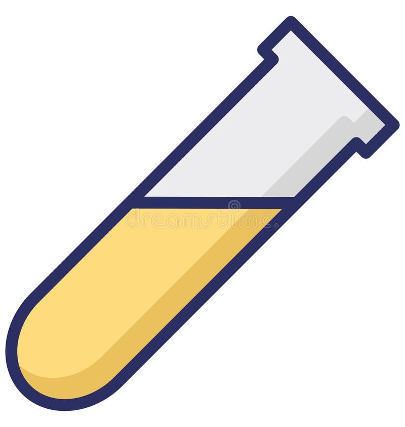 Culture Tube Isolated Vector Icon that Can Easily Modify or Edit Stock ...