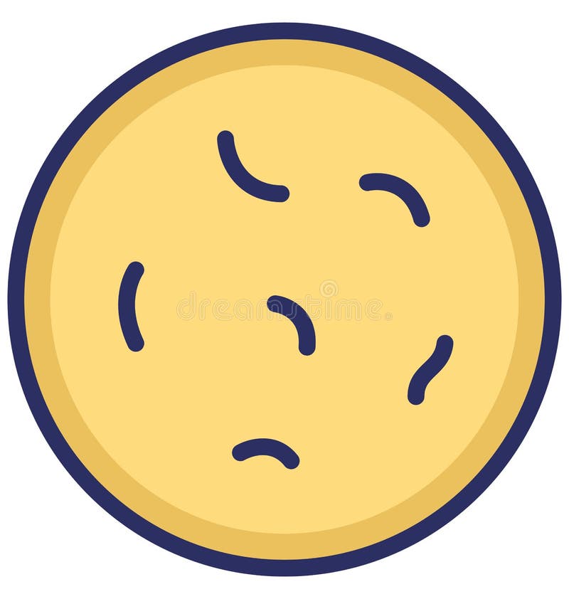 Bacteria Isolated Vector Icon that Can Easily Modify or Edit Stock ...