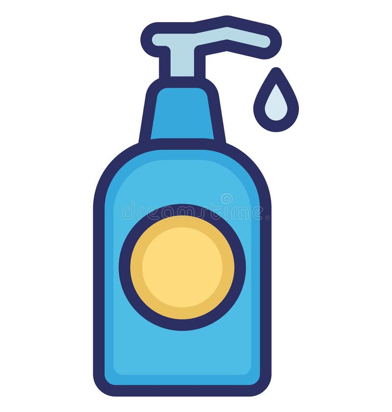 Bathe Shampoo Isolated Vector Icon that Can Easily Modify or Edit Stock ...