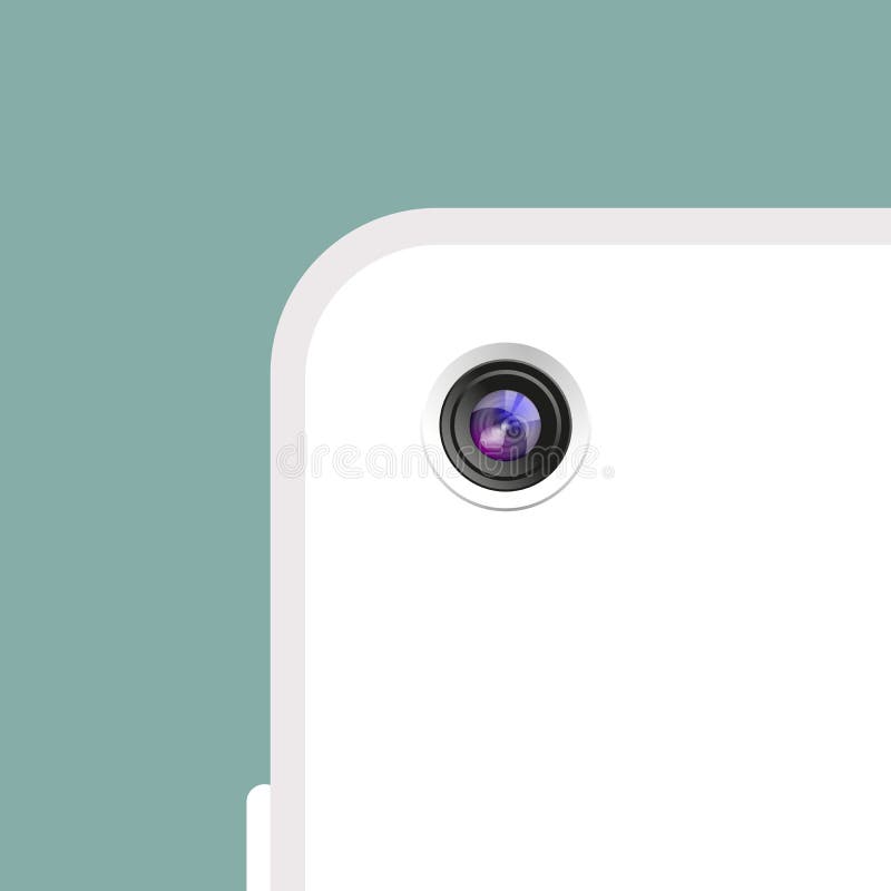 Rear Camera Design of Mobile Phone Stock Vector - Illustration of flat ...