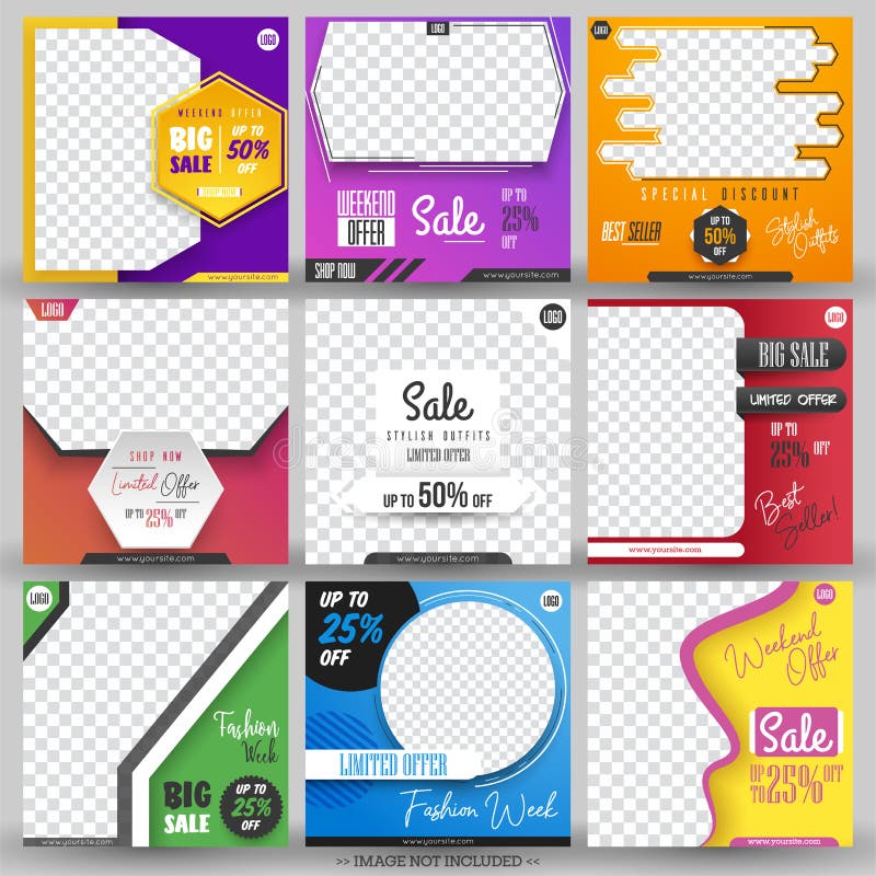 Modern Promotion Square Web Banner for Social Media Mobile Apps ...