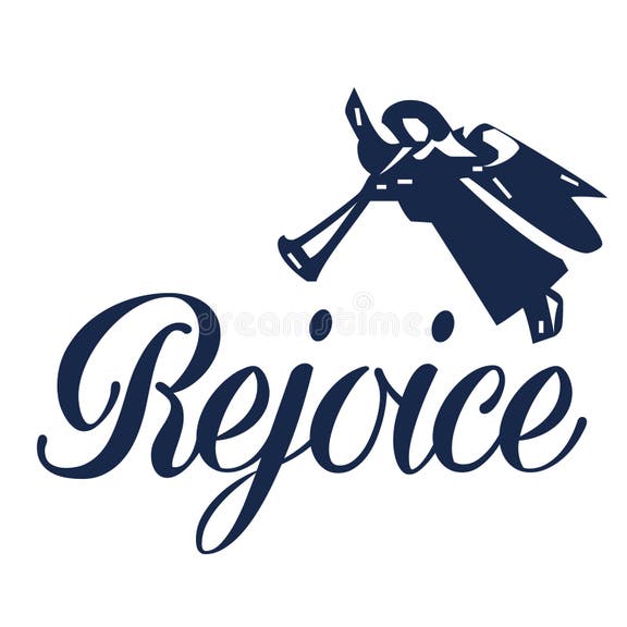 Rejoice, Typography for Print or Use As Poster, Card, Flyer Stock ...