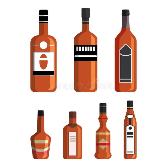 Set of Bootle Logo Design Vector Stock Vector - Illustration of ...