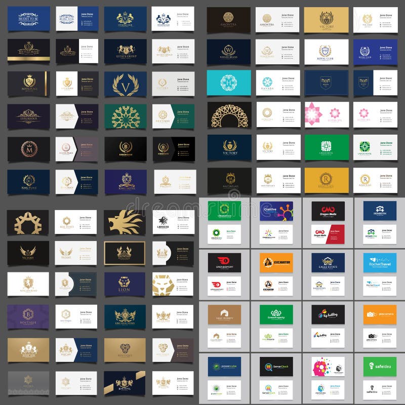 Modern and Creative Business Card Logo Design Vector Stock Vector ...