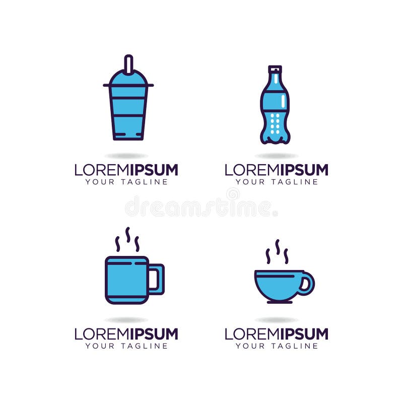 Set of Abstract Business Technology Logo Design Vector Stock Vector ...