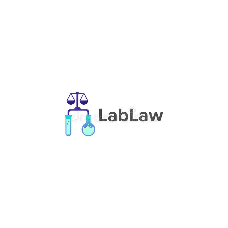Abstract Business Lab Law Logo Design Vector Stock Vector ...