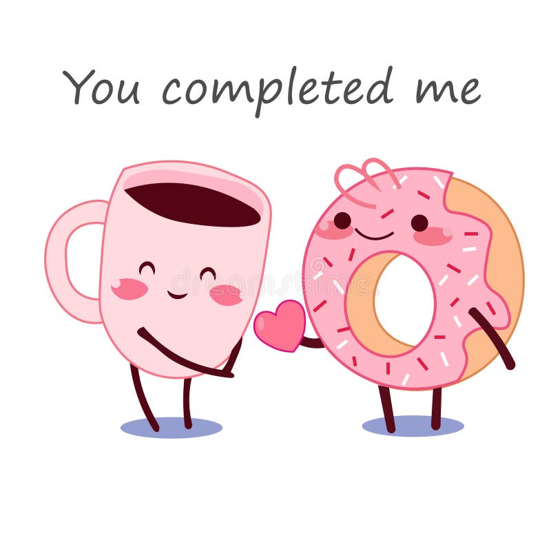 You Completed Me Text Design Stock Vector - Illustration of font, text ...