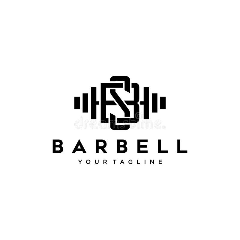 Barbell Sport Logo. Vintage and Badge Concept Stock Vector ...