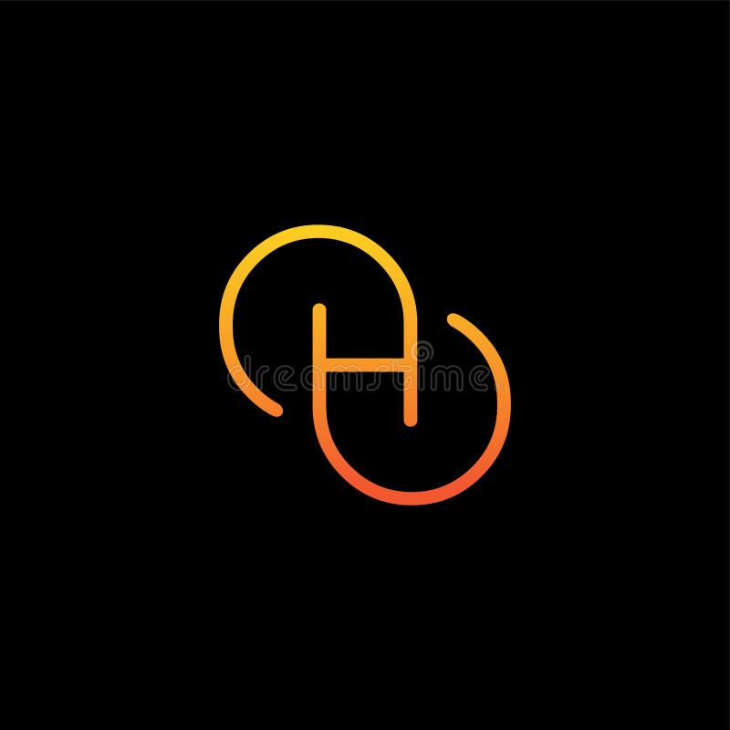 Infinity Logo H Vector Design Template, Suitable for Your Company Stock ...