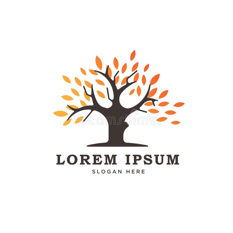 Old Tree Logo Illustration Vector Stock Vector - Illustration of sign ...