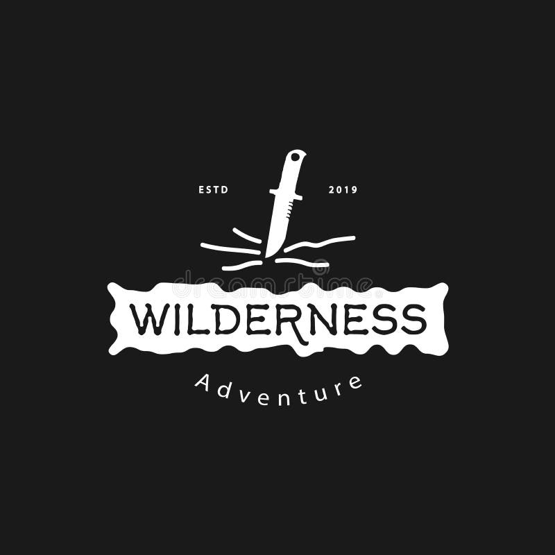 Set of Outdoor Wild Life Related Labels Badges Emblems. Vector Vintage ...