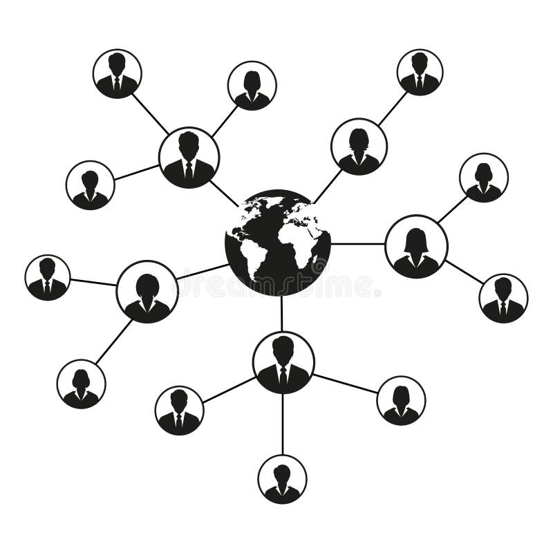 Connecting People Background Stock Illustrations – 7,957 Connecting ...