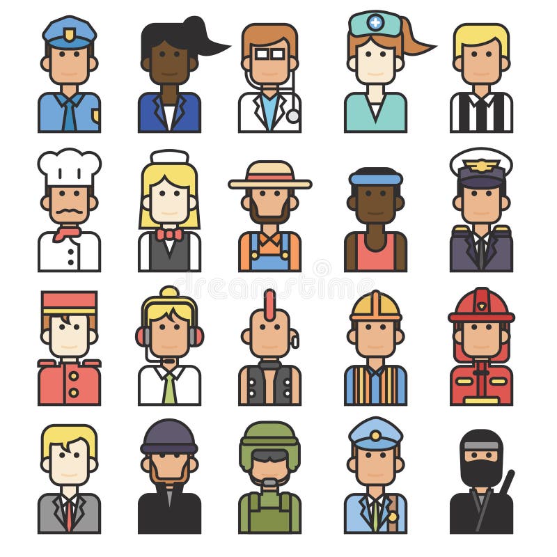 People & Profession stock vector. Illustration of nurse - 179436142