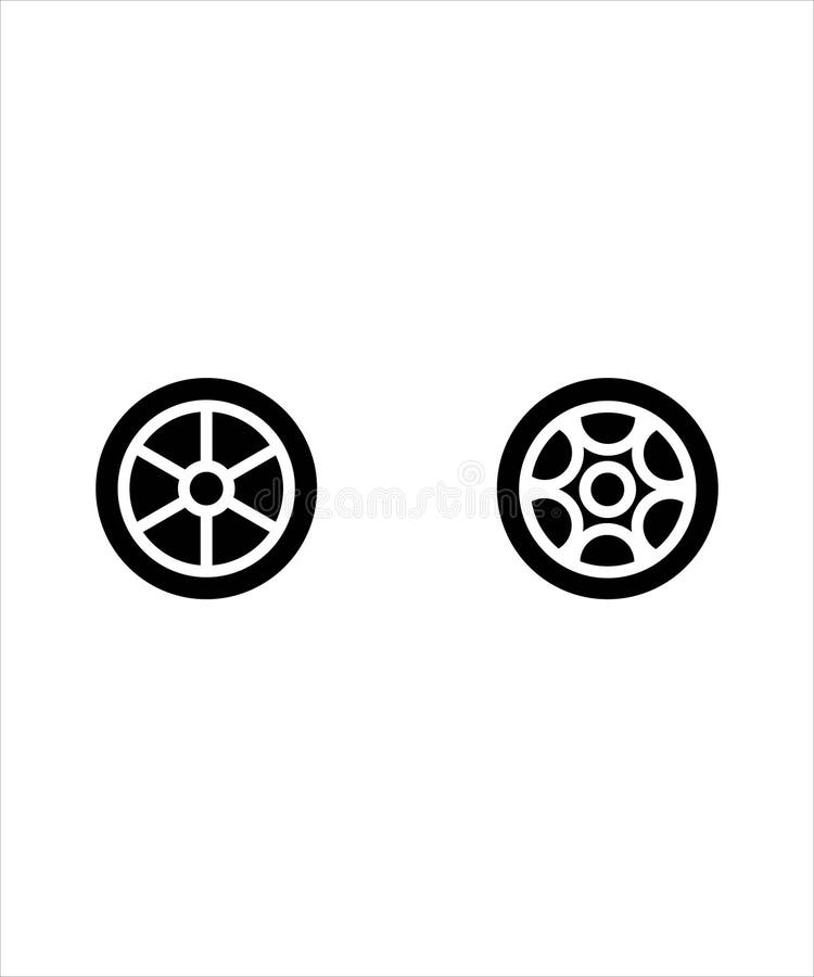 Rim Flat Icon,vector Best Flat Rim Icon,two Rim Icon Set. Stock Vector ...
