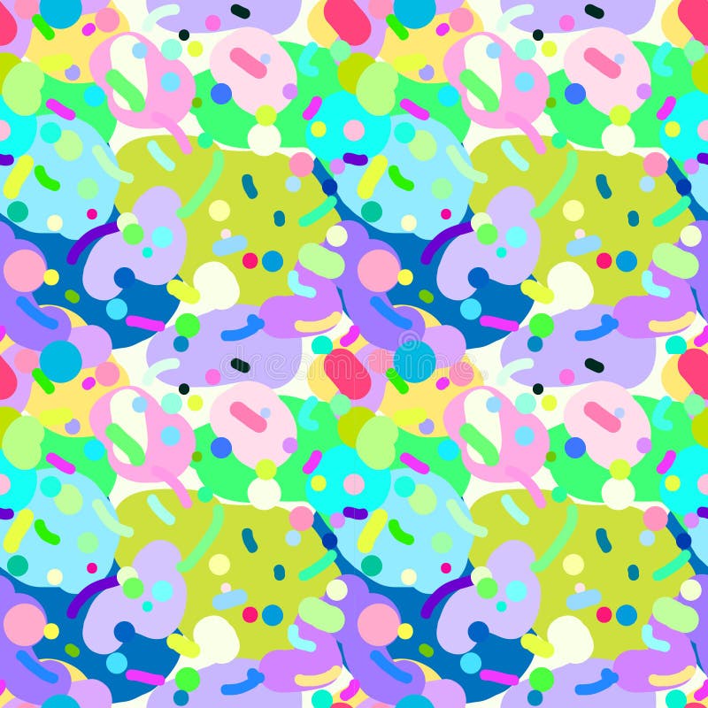 Colorful Abstract Repeat Pattern Design Stock Vector - Illustration of ...