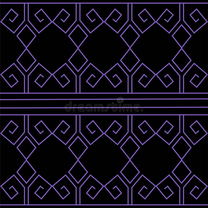 Simple eastern pattern stock illustration. Illustration of graphic ...