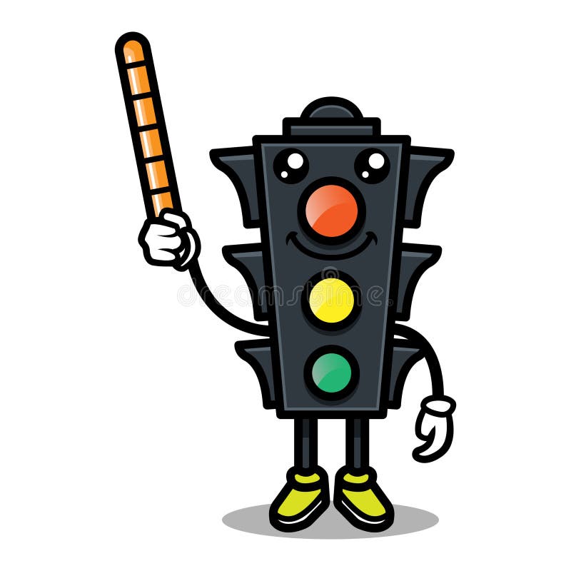 Set of Cute Traffic Light Mascot Stock Illustration - Illustration of ... Set of Cute Traffic Light Mascot Stock Illustration - Illustration of ...