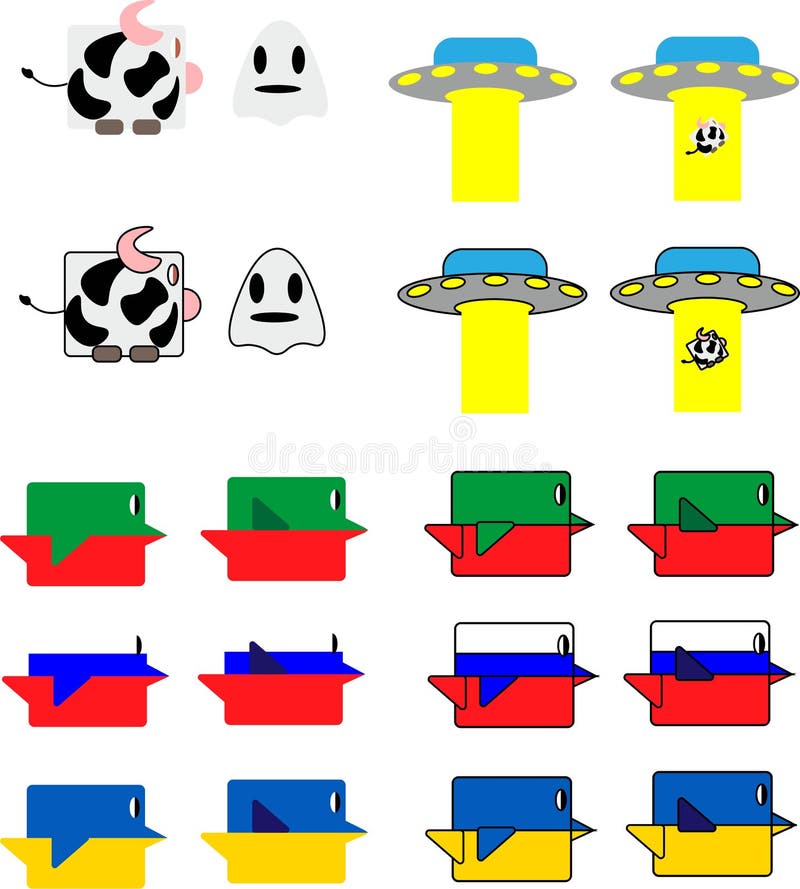 Mobile Collection of Bird Sprites Stock Image - Illustration of game ...