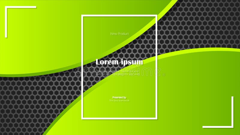 Modern Green Sport Abstract Background in Full HD Size Stock Vector ...