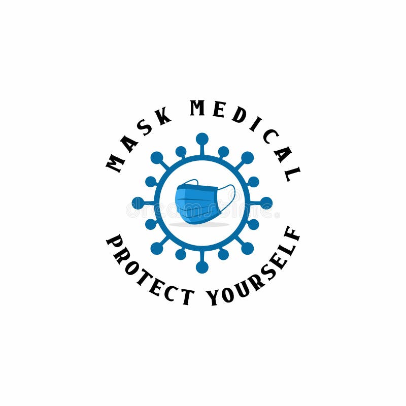 Medical Mask Logo Vector Design Inspiration Stock Vector - Illustration ...