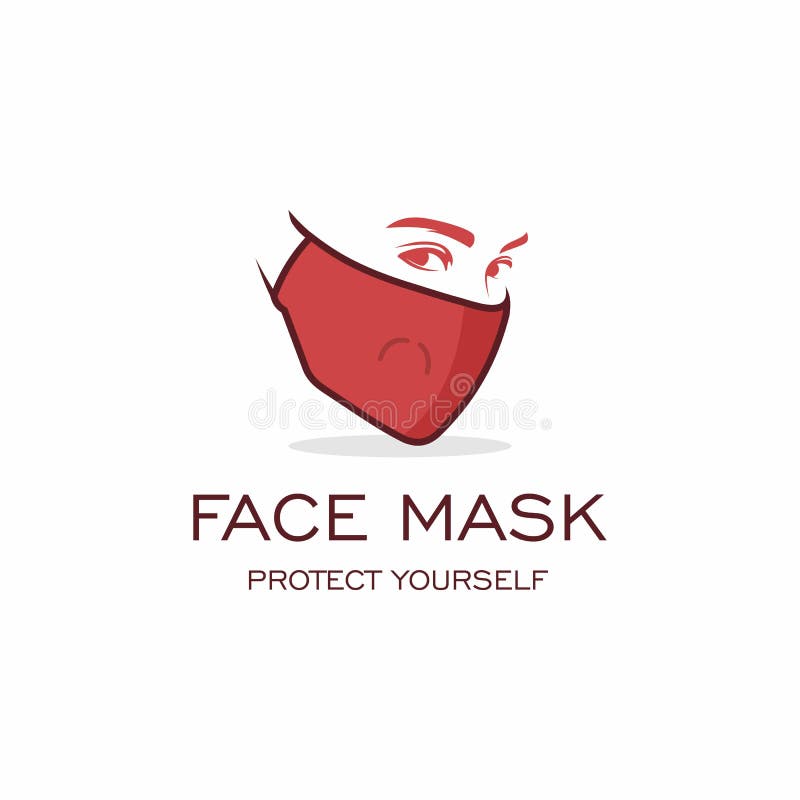 Medical Mask Logo Vector Design Inspiration Stock Vector - Illustration ...