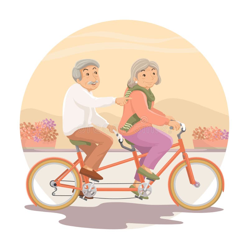 Riding Grandpa Bike Stock Illustrations – 77 Riding Grandpa Bike Stock ...