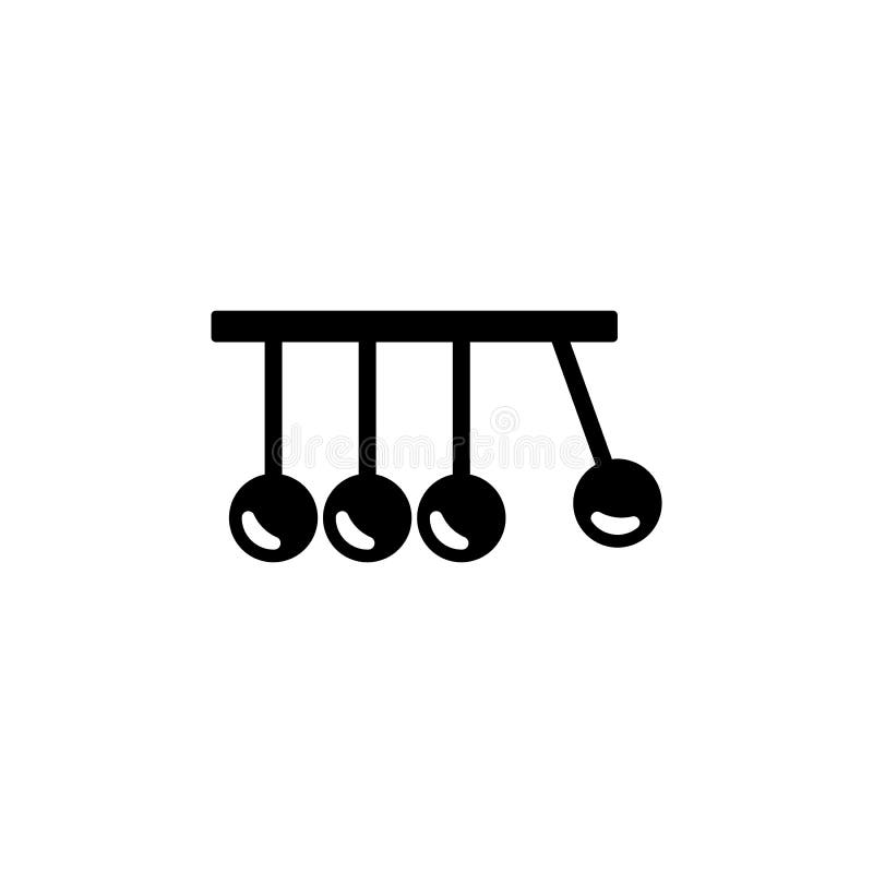 Pendulum Icon Vector Isolated on White Stock Vector - Illustration of ...