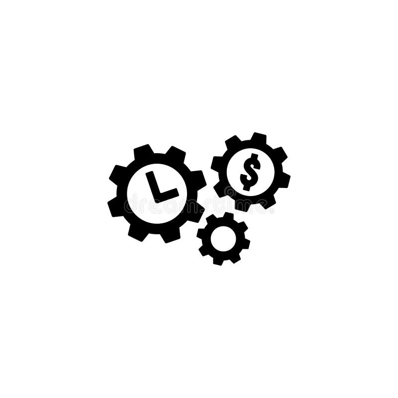 Business Seo, Gear Assembly Line Icon. Teamwork at the Idea. Signs and ...