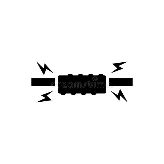 Electric insulator icon stock vector. Illustration of distribution ...