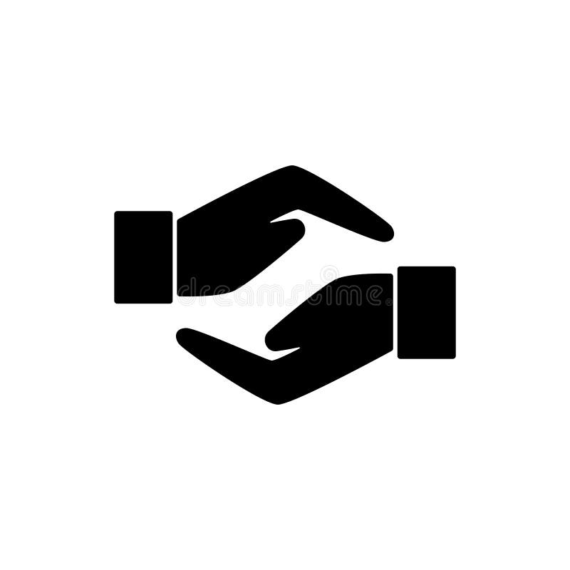 Business Friend Helping Each Other Icon Symbol Sign Pictogram Stock ...
