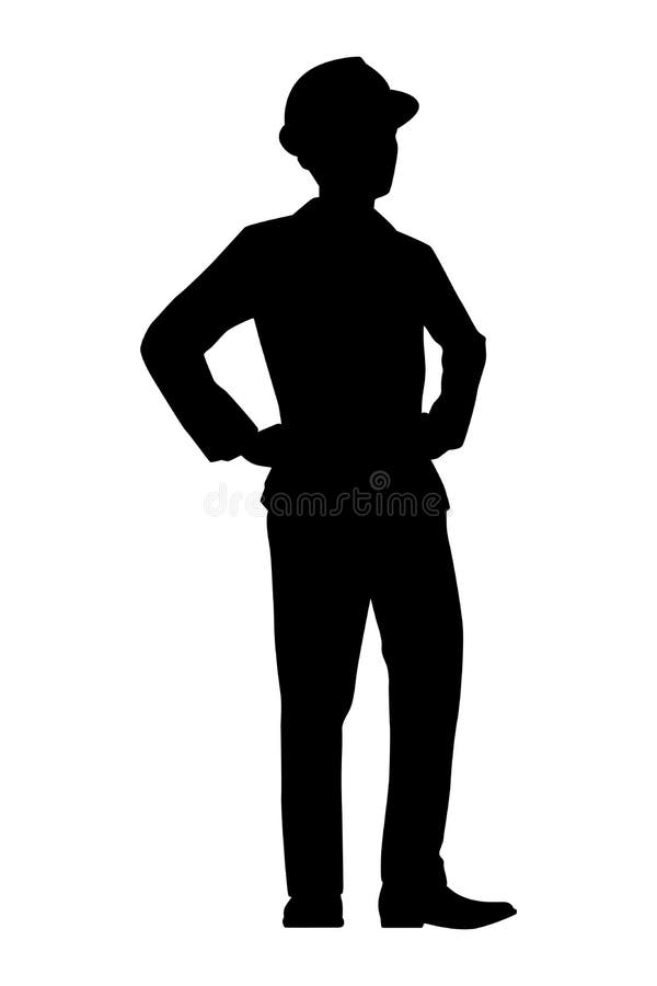 Engineer Silhouette Stock Illustrations – 22,660 Engineer Silhouette ...