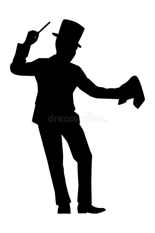 Magician Silhouette Stock Illustrations – 3,607 Magician Silhouette ...